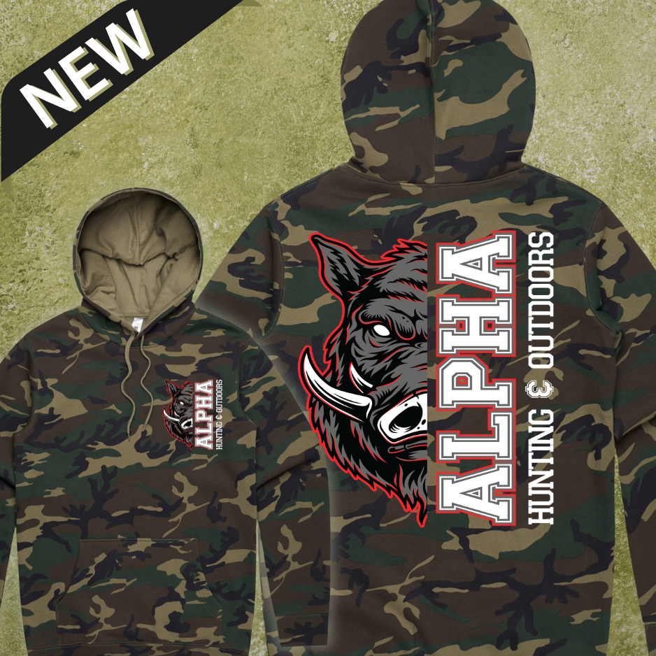 Camo Alpha Half Hog Hoodies – Alpha Hunting and Outdoors