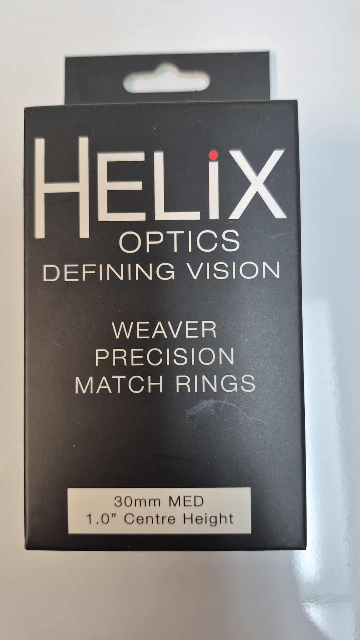 Helix Precision Match Rings 30mm Medium – Alpha Hunting and Outdoors